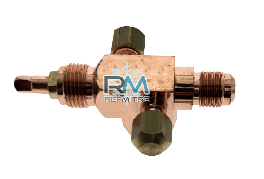 VALVULA ROTALOCK TUERCA 3/4 ROSCA 3/8F - PFVR01704 | Refrigeración Mitre